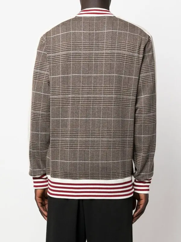 Palm Angels Checked Bomber Jacket