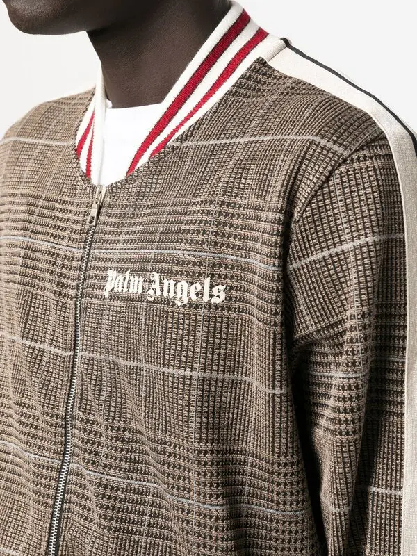 Palm Angels Checked Bomber Jacket