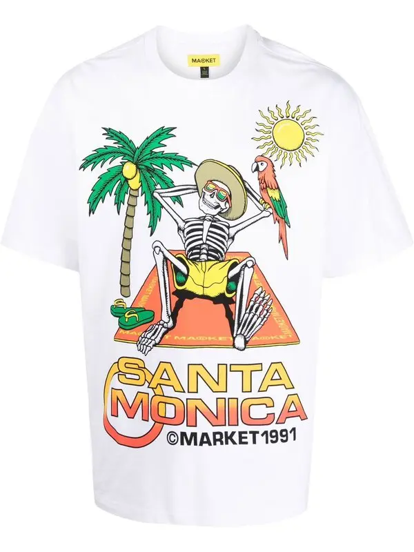 MARKET Santa Onica Graphic-print T-shirt