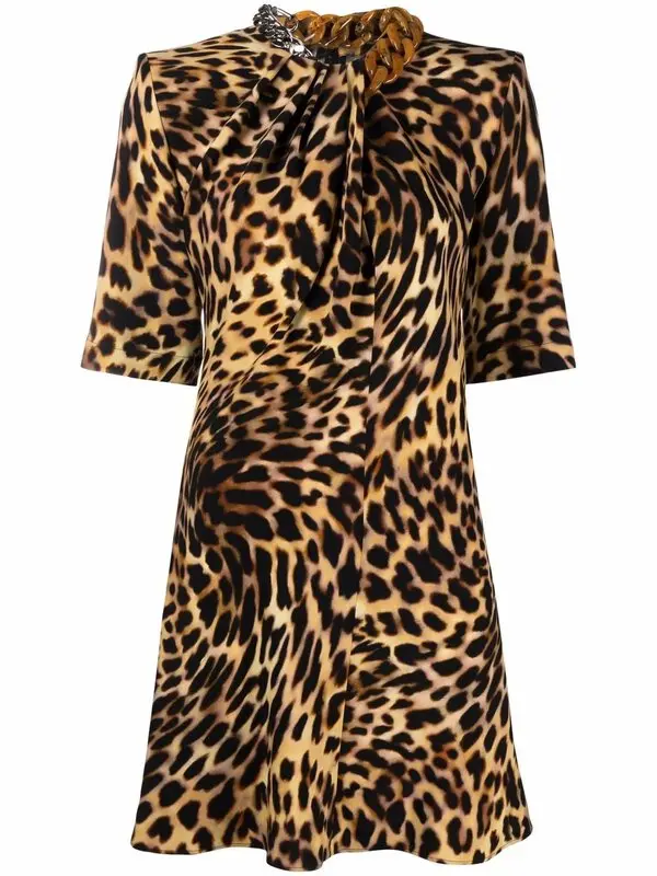 Stella McCartney Leopard Print Dress