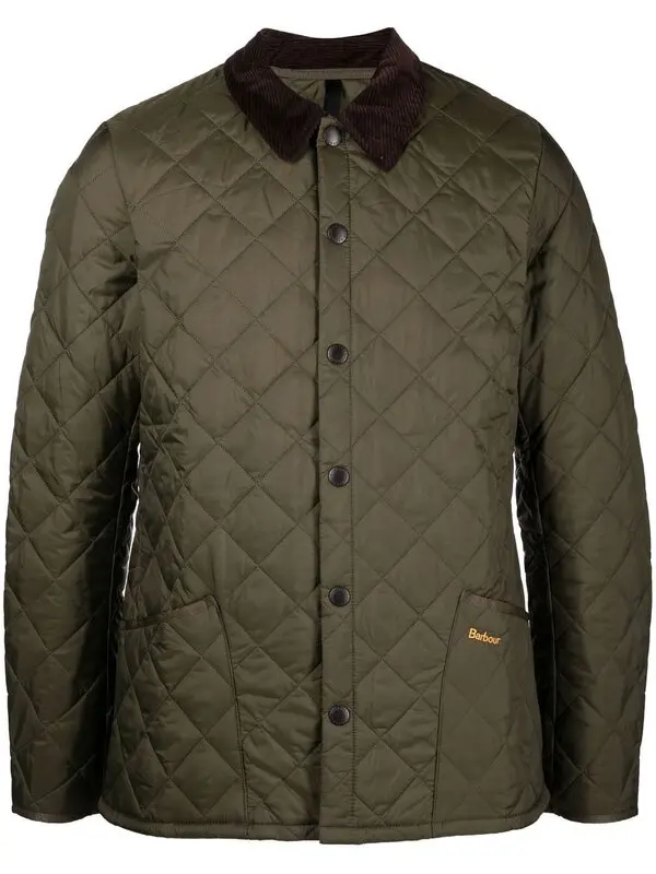 Barbour Quilted Shirt Jacket - Green