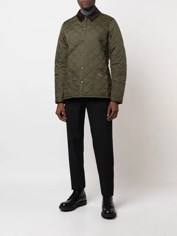 Barbour Quilted Shirt Jacket - Green