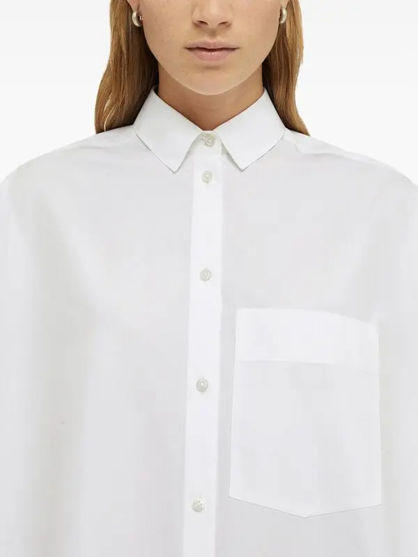 JIL SANDER A-line Shirt Dress - White