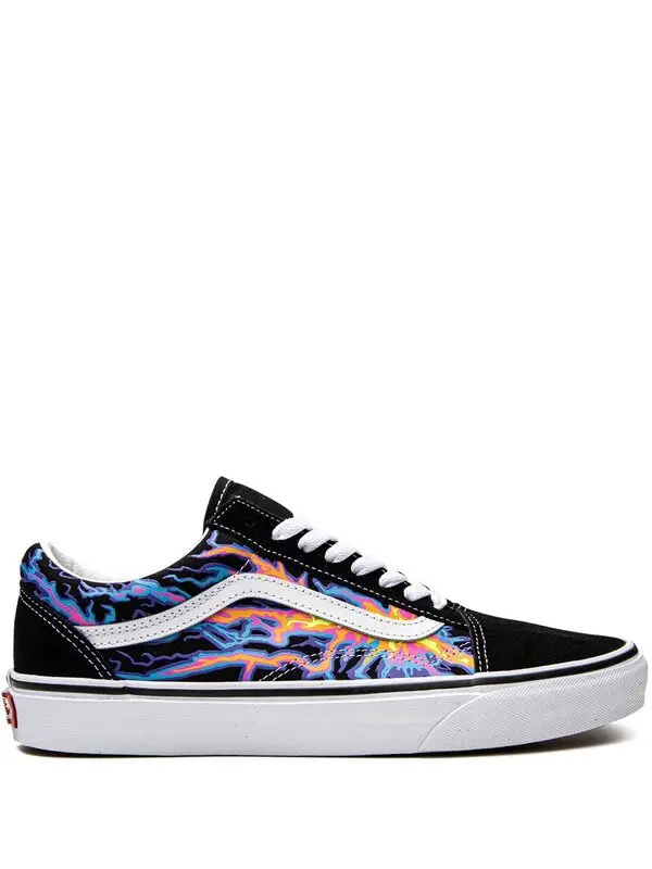 VANS Old Skool Electric Flames Sneakers - Black
