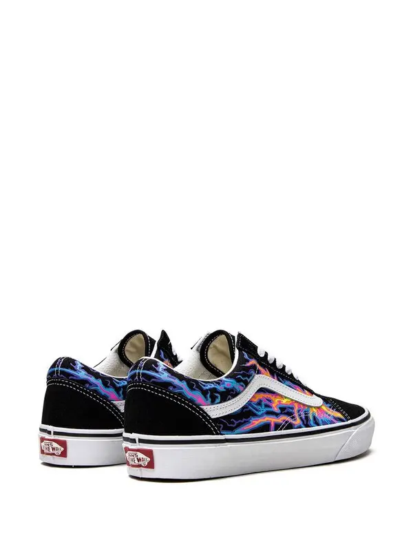 VANS Old Skool Electric Flames Sneakers - Black
