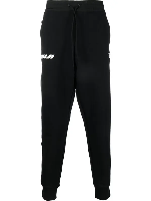 Y3 Logo-print Cotton Track Pants