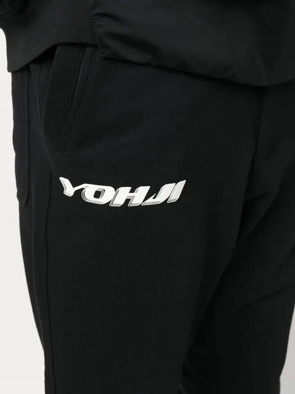 Y3 Logo-print Cotton Track Pants