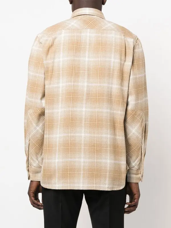 Woolrich Check-pattern Button-up Shirt - Yellow