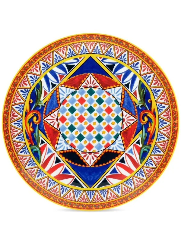 Dolce & Gabbana Porcelain Charger Plate - Blue