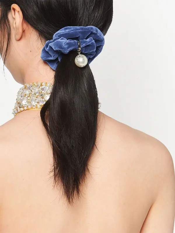 Miu Miu Pearl-detail Scrunchie