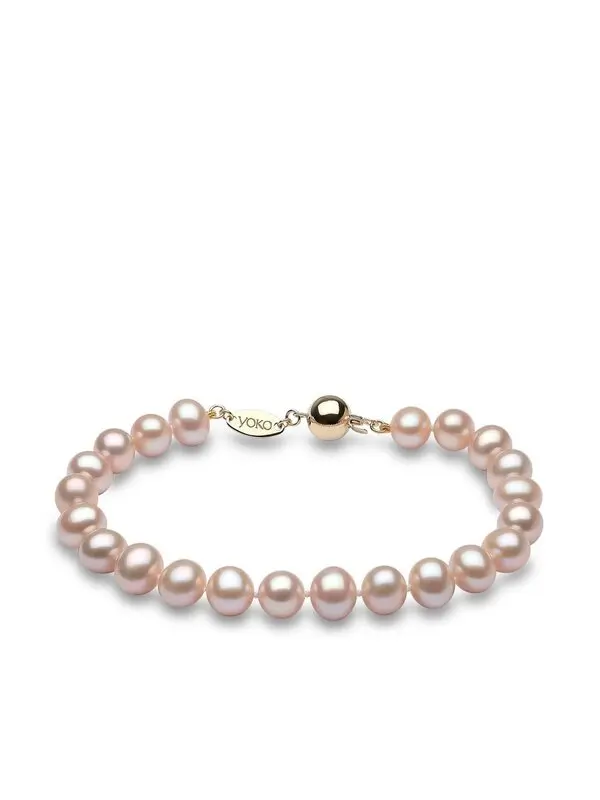 Yoko London 18kt Yellow Pearl Bracelet - Gold