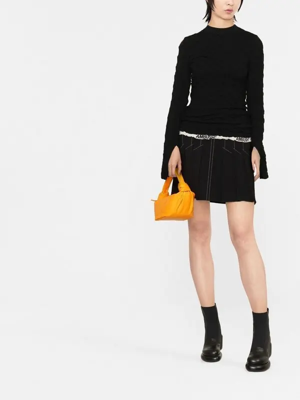 AMBUSH Textured Logo-hem Knit Jumper