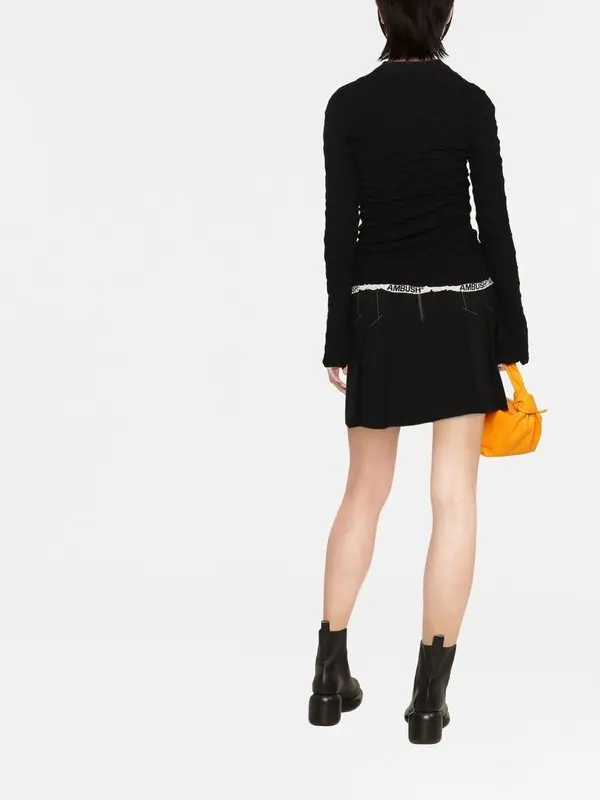 AMBUSH Textured Logo-hem Knit Jumper