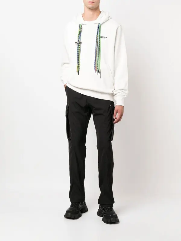 AMBUSH Multi-cord Long-sleeve Hoodie - White