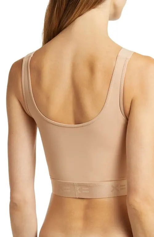TOMBOYX Adjustable Compression Crop Top - Chai