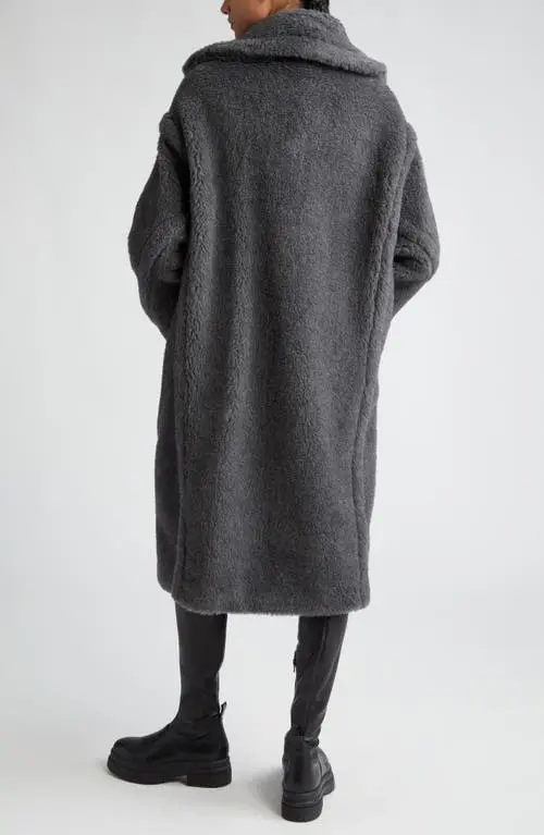 Max Mara Teddy Bear Icon Faux Fur Coat - Medium Grey