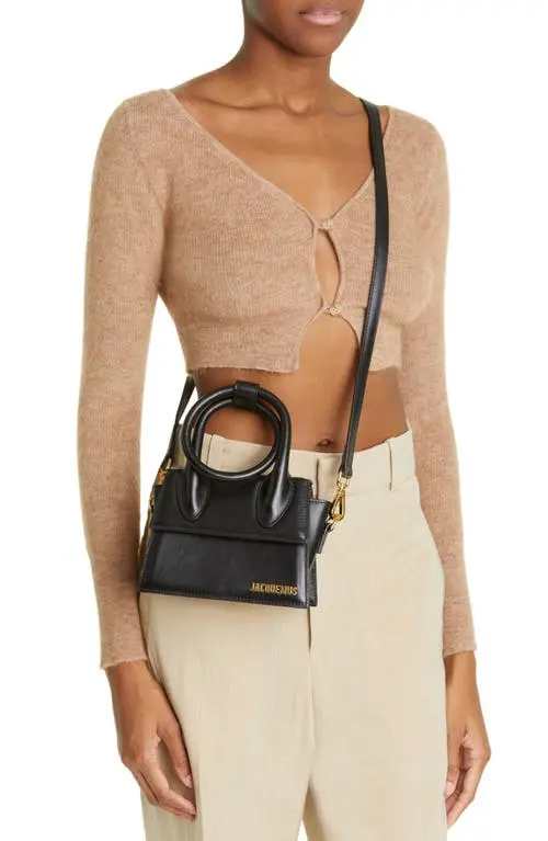 Jacquemus Le Chiquito Noeud Bag - Black
