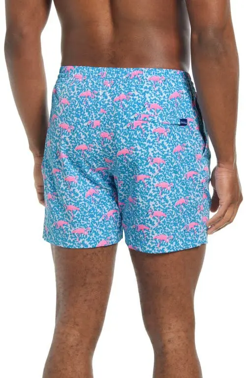 CHUBBIES Classic Lined 5.5-inch Swim Trunks - Bright Blue - Solid