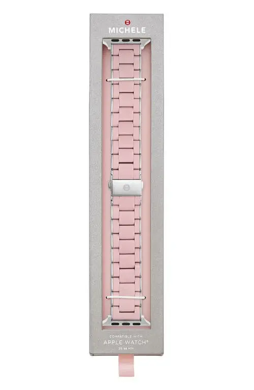 Michele Silicone Apple Watch® Watchband - Pink