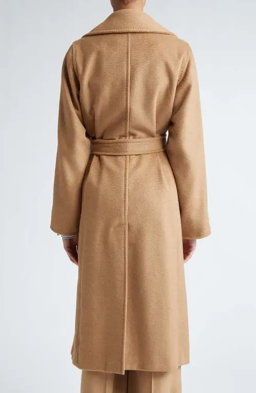 Max Mara Manuela Hair Wrap Coat - Camel
