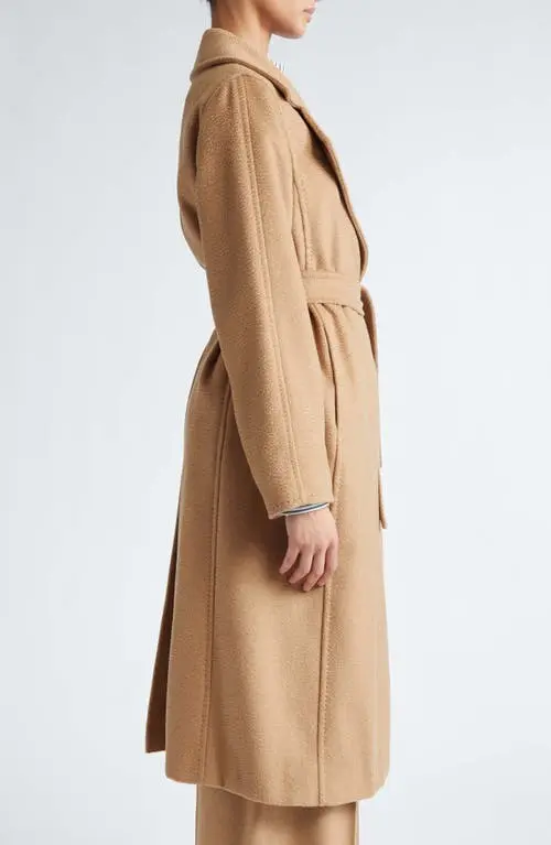 Max Mara Manuela Hair Wrap Coat - Camel