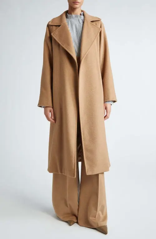 Max Mara Manuela Hair Wrap Coat - Camel