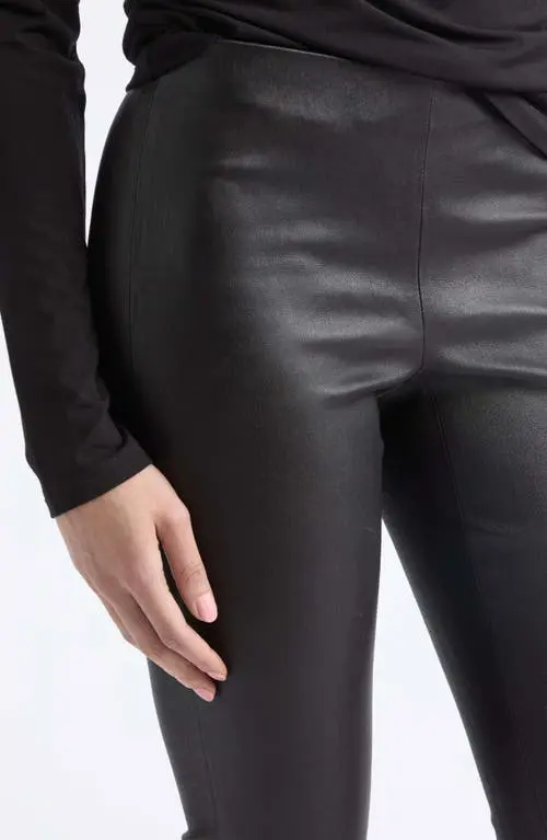 Vince Leather Cropped Leggings