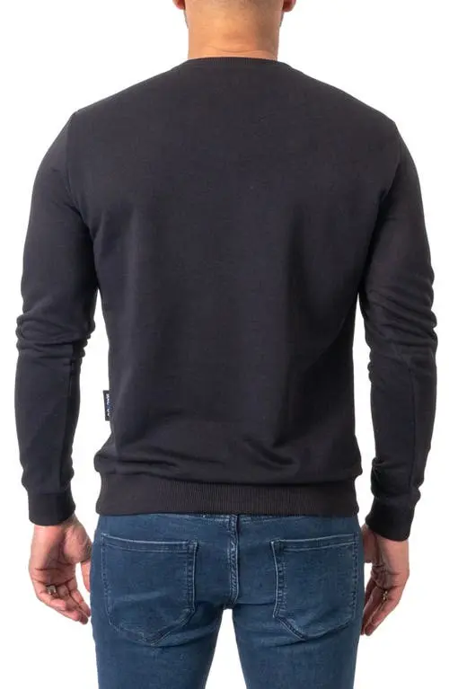MACEOO Graphic Stretch-cotton Sweater