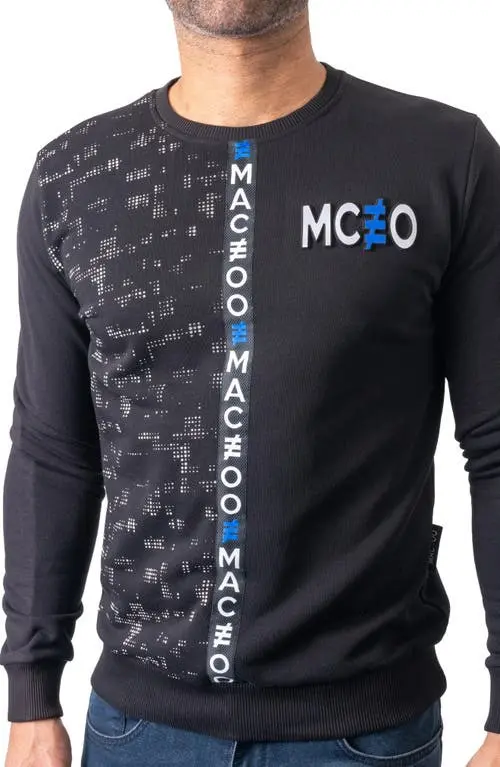MACEOO Graphic Stretch-cotton Sweater