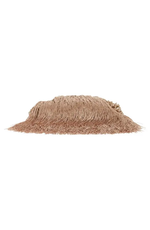 PETIT KOURAJ Mini Fringe Top Handle Bag