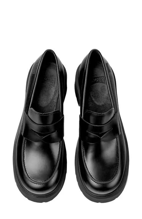 Camper Milah Leather Penny Loafer