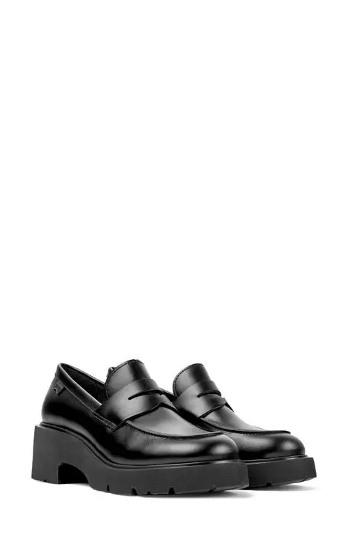 Camper Milah Leather Penny Loafer