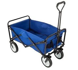 PURE GARDEN Collapsible Utility Wagon By - One-color