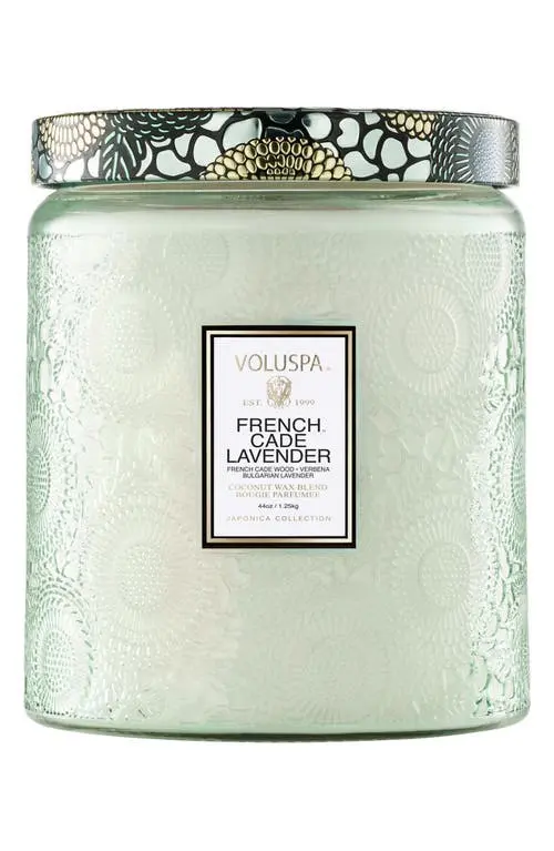 Voluspa French Cade Luxe Jar Candle - French Cade & Lavender