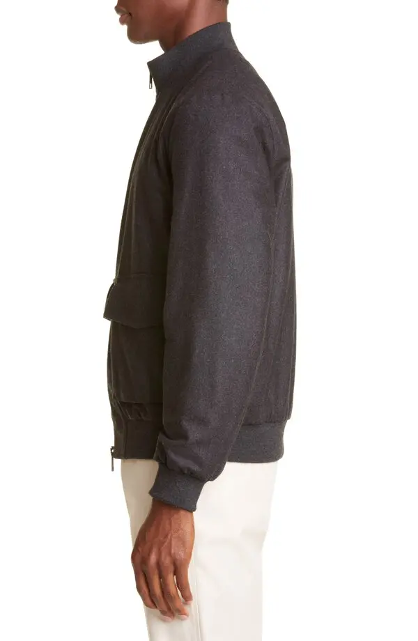 Boglioli Virgin Wool Bomber Jacket