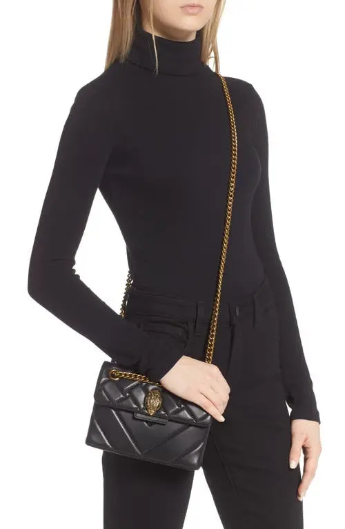 Kurt Geiger Mini Kensington X Leather Shoulder Bag