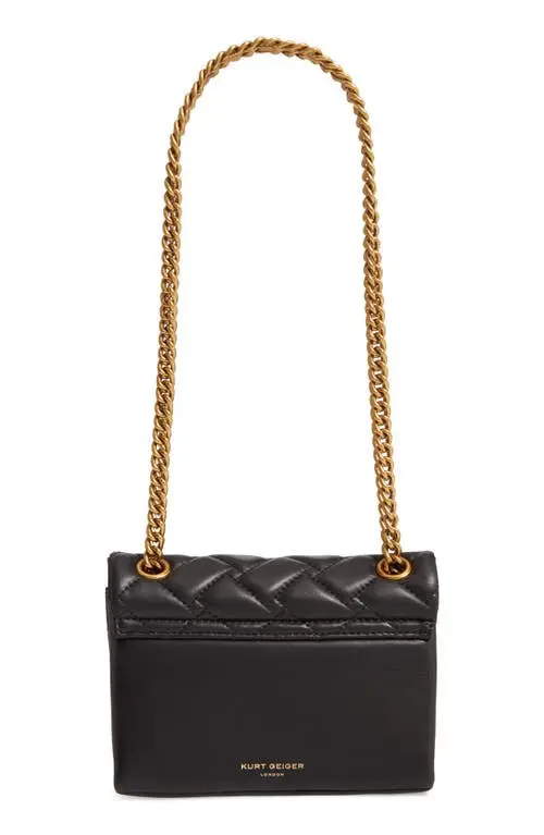 Kurt Geiger Mini Kensington X Leather Shoulder Bag