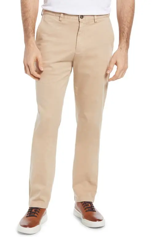 Johnston & Murphy Flat Front Chinos