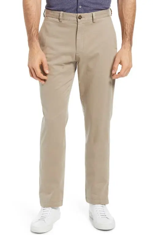 Johnston & Murphy Flat Front Chinos