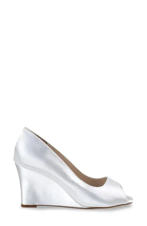 TOUCH UPS Nicole Peep Toe Wedge Pump