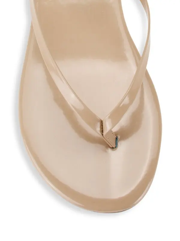 Tkees Foundations Gloss Patent Leather Flip Flops - Sunkissed
