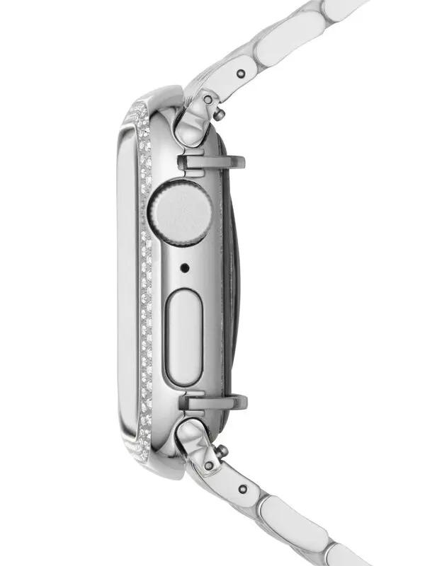 Michele Stainless Steel & Diamond Apple Watch Case/40mm