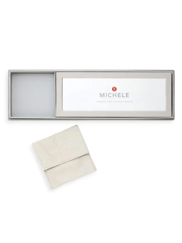 Michele Stainless Steel & Diamond Apple Watch Case/40mm
