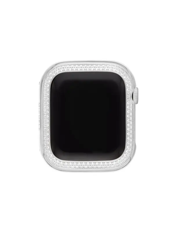 Michele Stainless Steel & Diamond Apple Watch Case/40mm