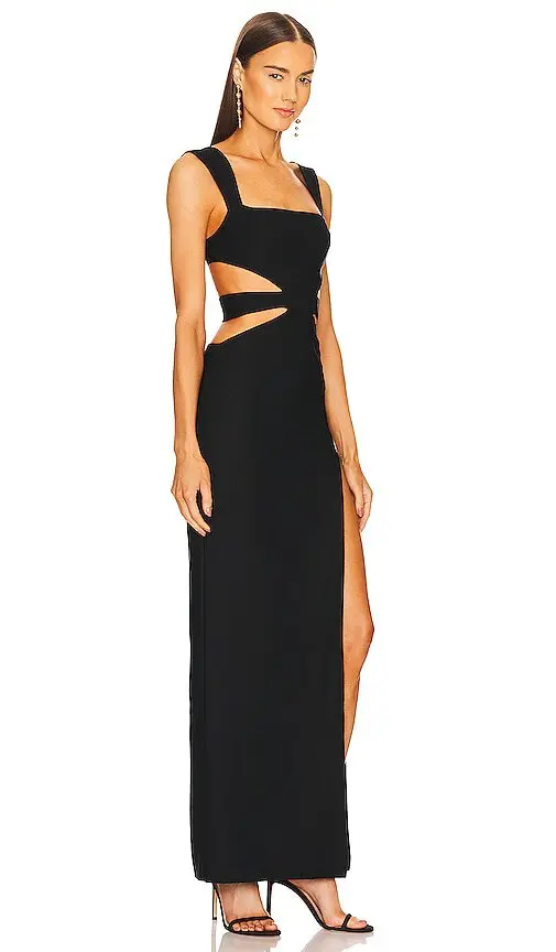 MICHAEL COSTELLO X Sadie Gown - Black