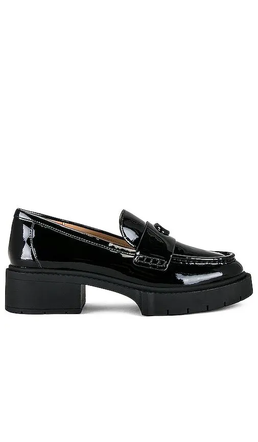 COACH Leah Loafer - Black Patent