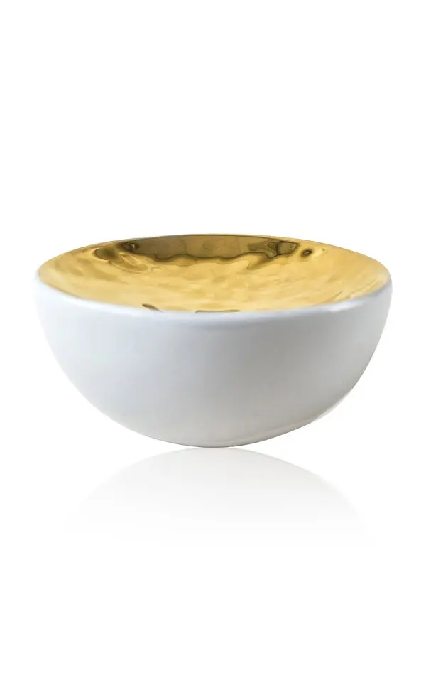 SARAH-LINDA Set-of-two; Ovum Nº9 Small Side Dishes - Gold