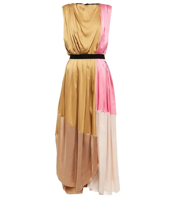 ROKSANDA Aldona Silk Satin Maxi Dress
