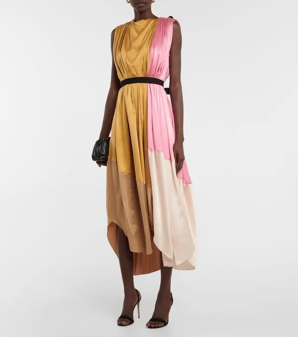 ROKSANDA Aldona Silk Satin Maxi Dress