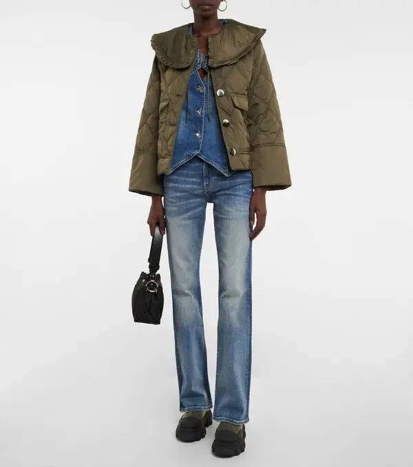 GANNI Quilted Ripstop Jacket